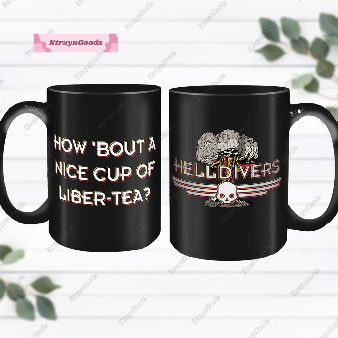 Helldivers 2 Ceramic Mug, Helldivers 2 Super Earth Coffee Mug 11 Oz, Helldivers Quote Game Tea ...