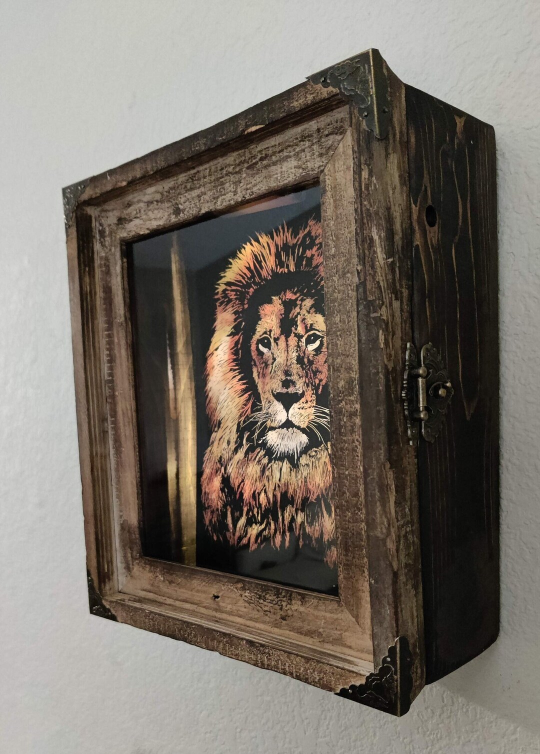 Handmade Shadowbox With Lights Custom Picture Deep Shadow Boxes Made ...