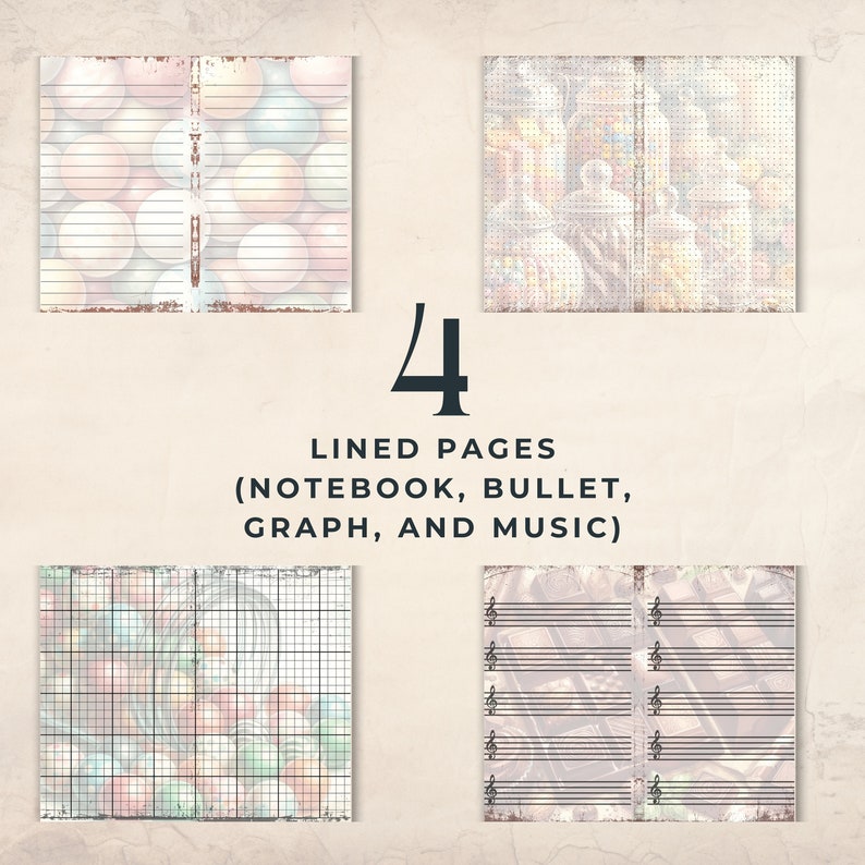 Candy Shoppe Junk Journal Kit | Junk Journal Printable | Collage Paper ...