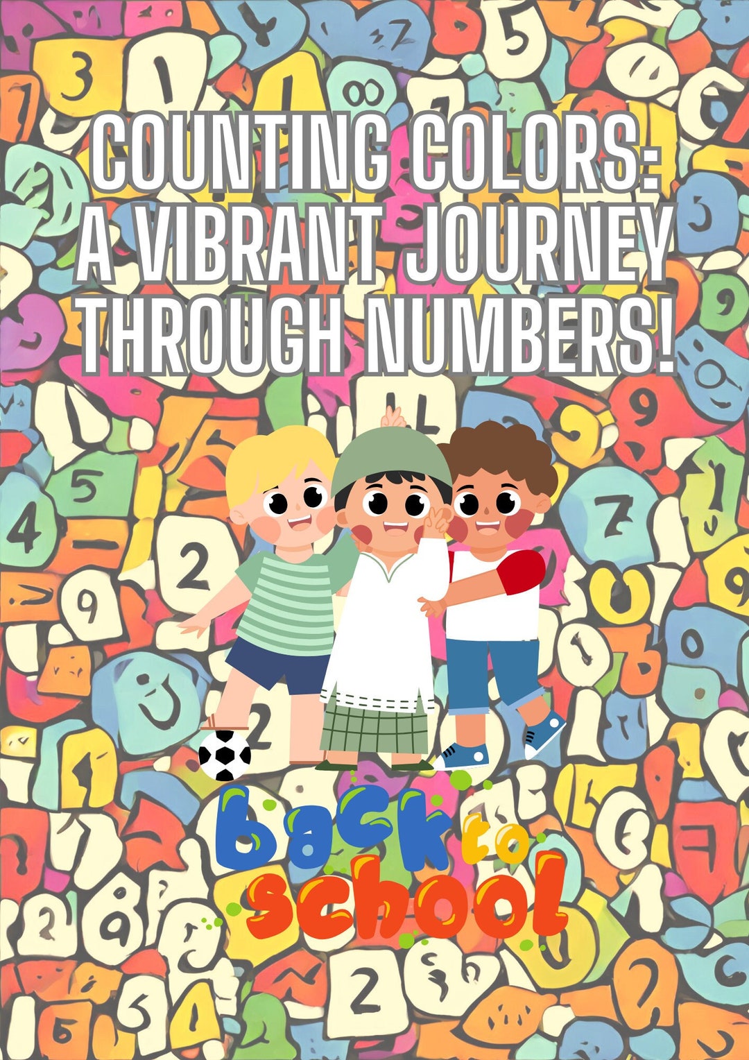 19 Printable Pdfs: Counting Colors A Vibrant Journey From 1 to 100 - Etsy