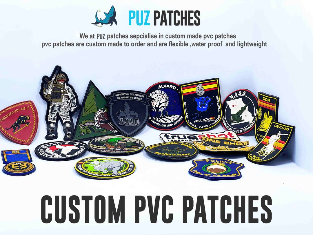 Customized PVC Patches We at PUZ PATCHES Specialise in Custom Made Pvc ...