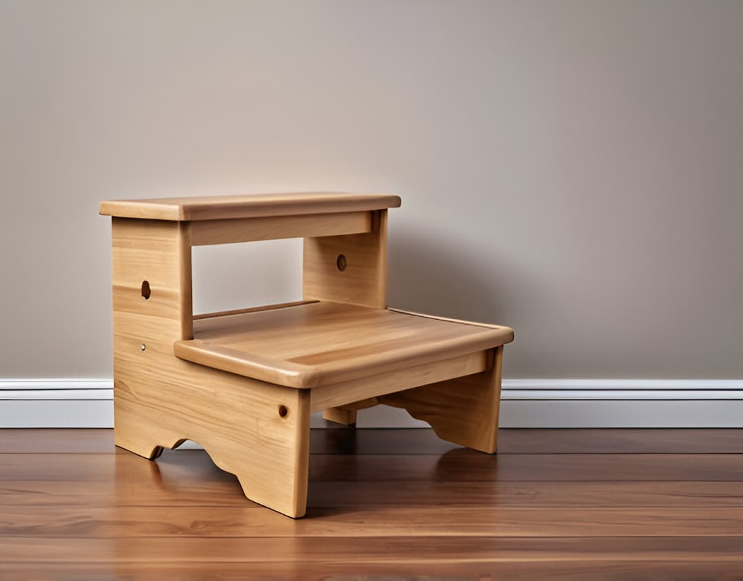 DIY Step Stool Build Plan, Woodworking Plans, Toddler Stool, Montessori ...