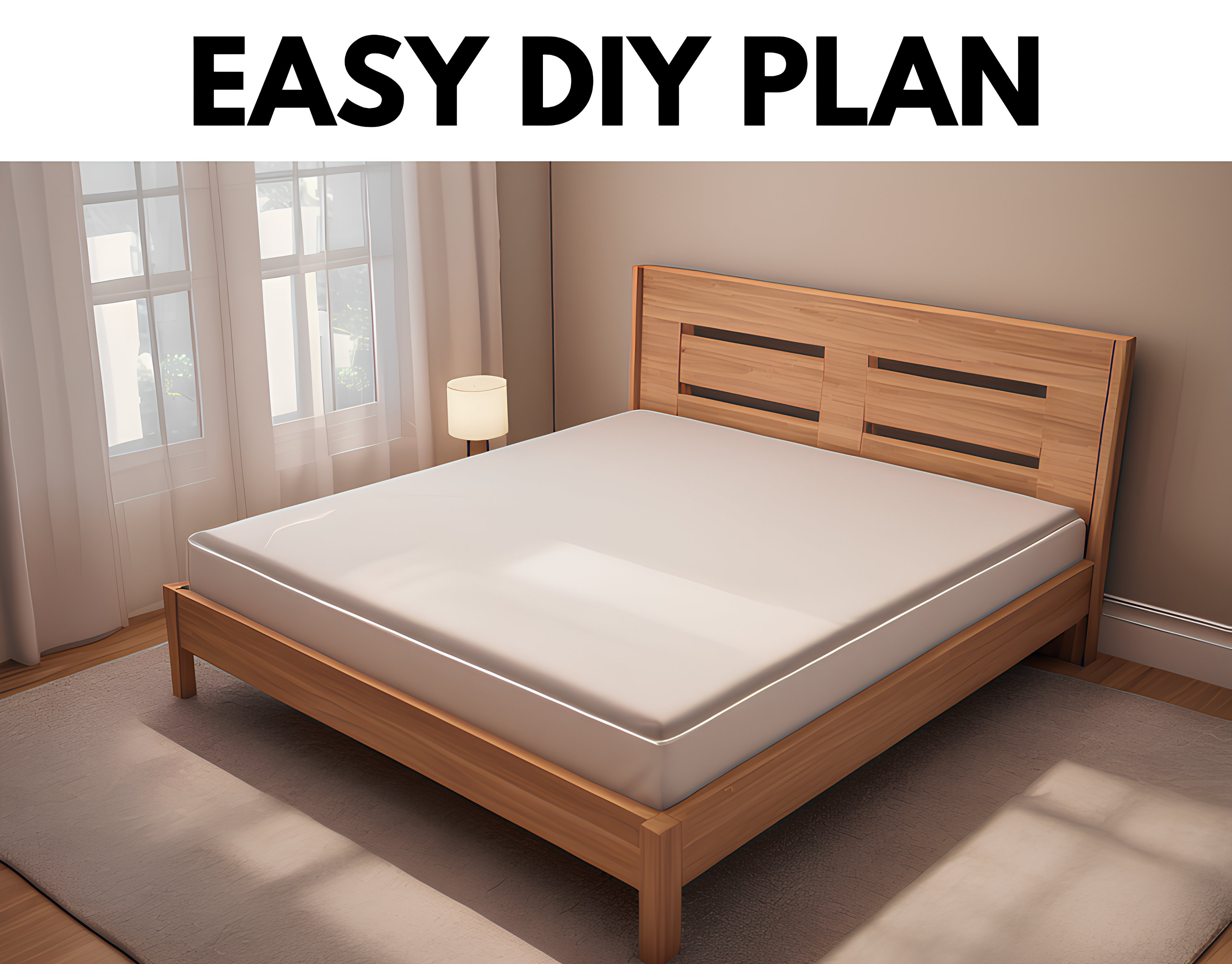 Modern King Size Bed Frame Diy Plans, Woodworking Plans,bed Frames ...