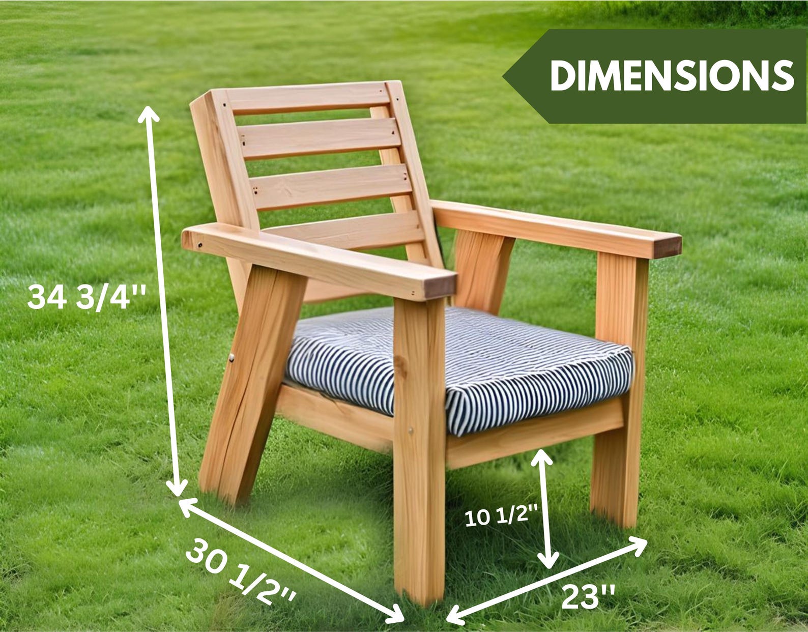 DIY Modern Outdoor Chair Plans | Woodworking Plans | Patio Furniture ...