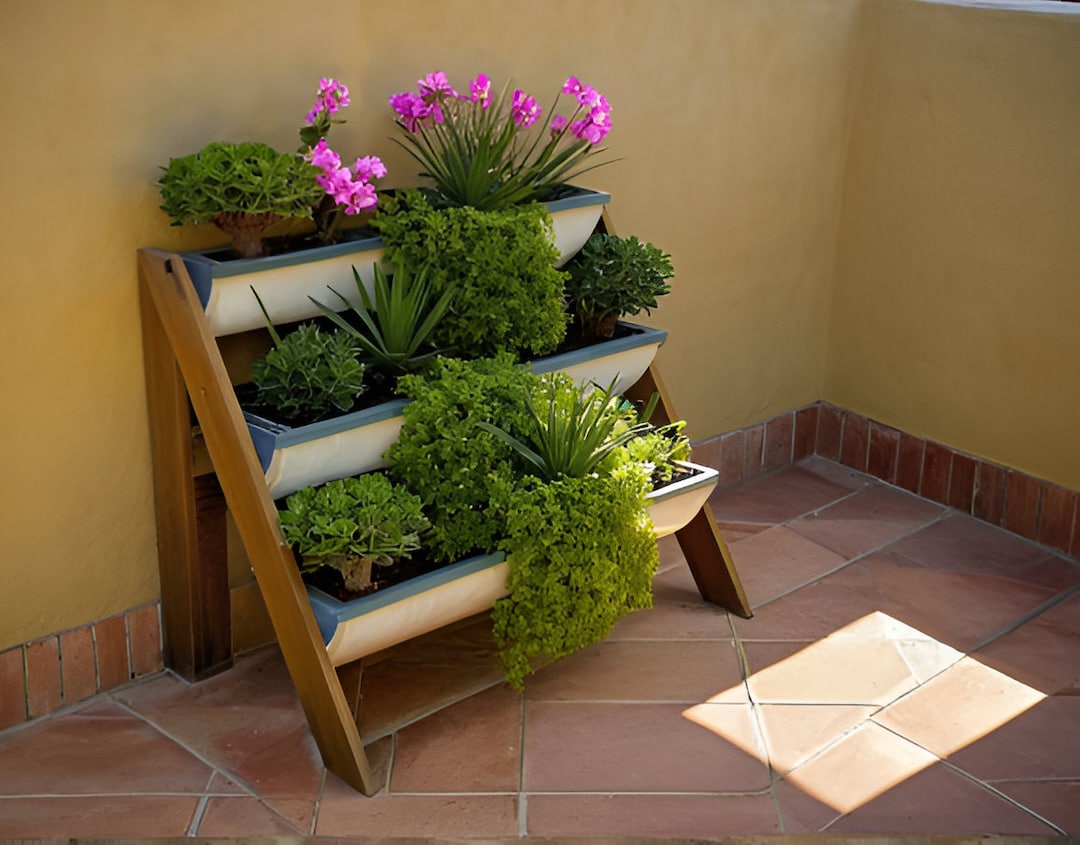 Diy Three Tiered Planter Plans, Planter Plans, Raised Garden Plans, Diy ...