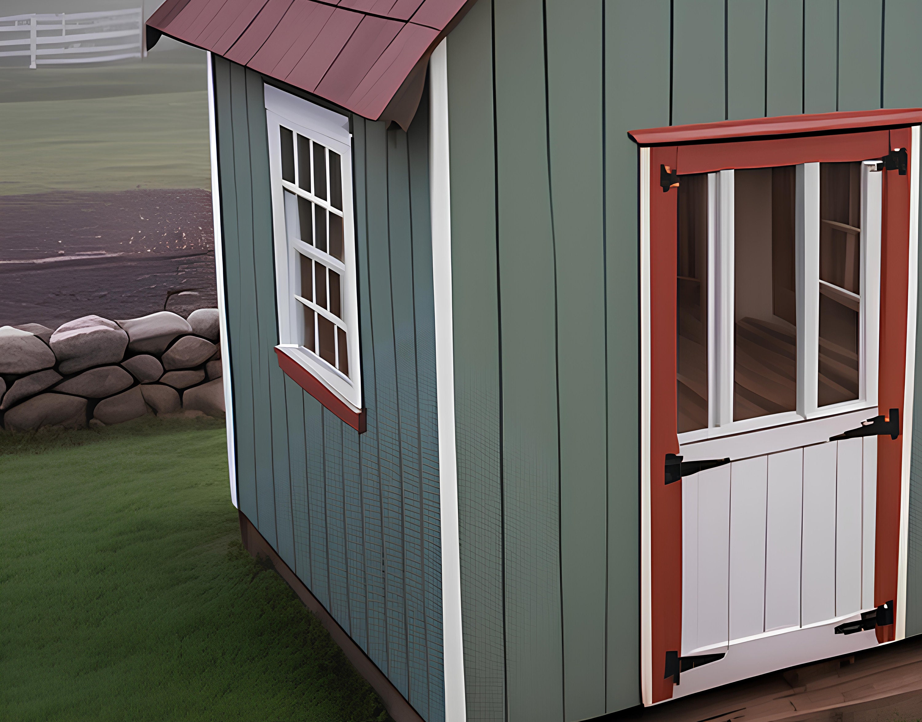 6x6 DIY Loft Playhouse Build Plan. Modern Playhouse, Wooden Playhouse ...