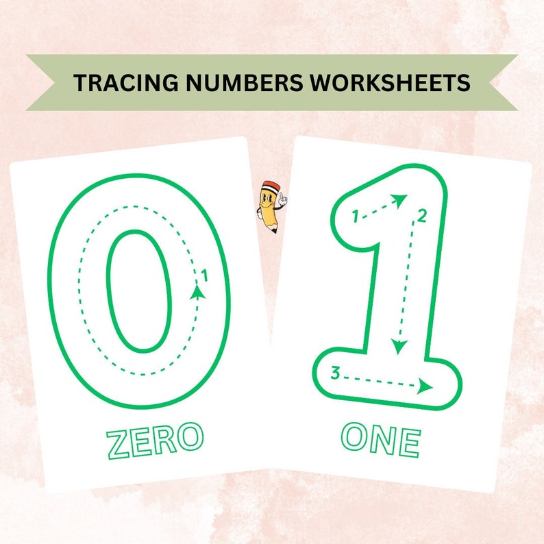 Early Learner Essentials Numbers 0 to 20 Tracing Workbook - Etsy Australia