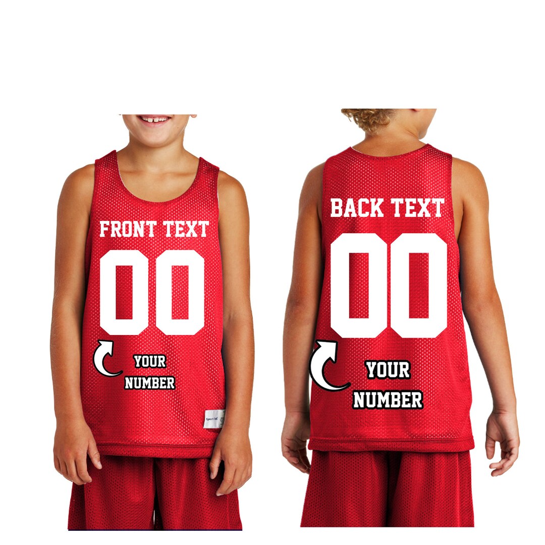 Personalized YOUTH Custom Basketball Jersey - Make Your Own Jersey ...