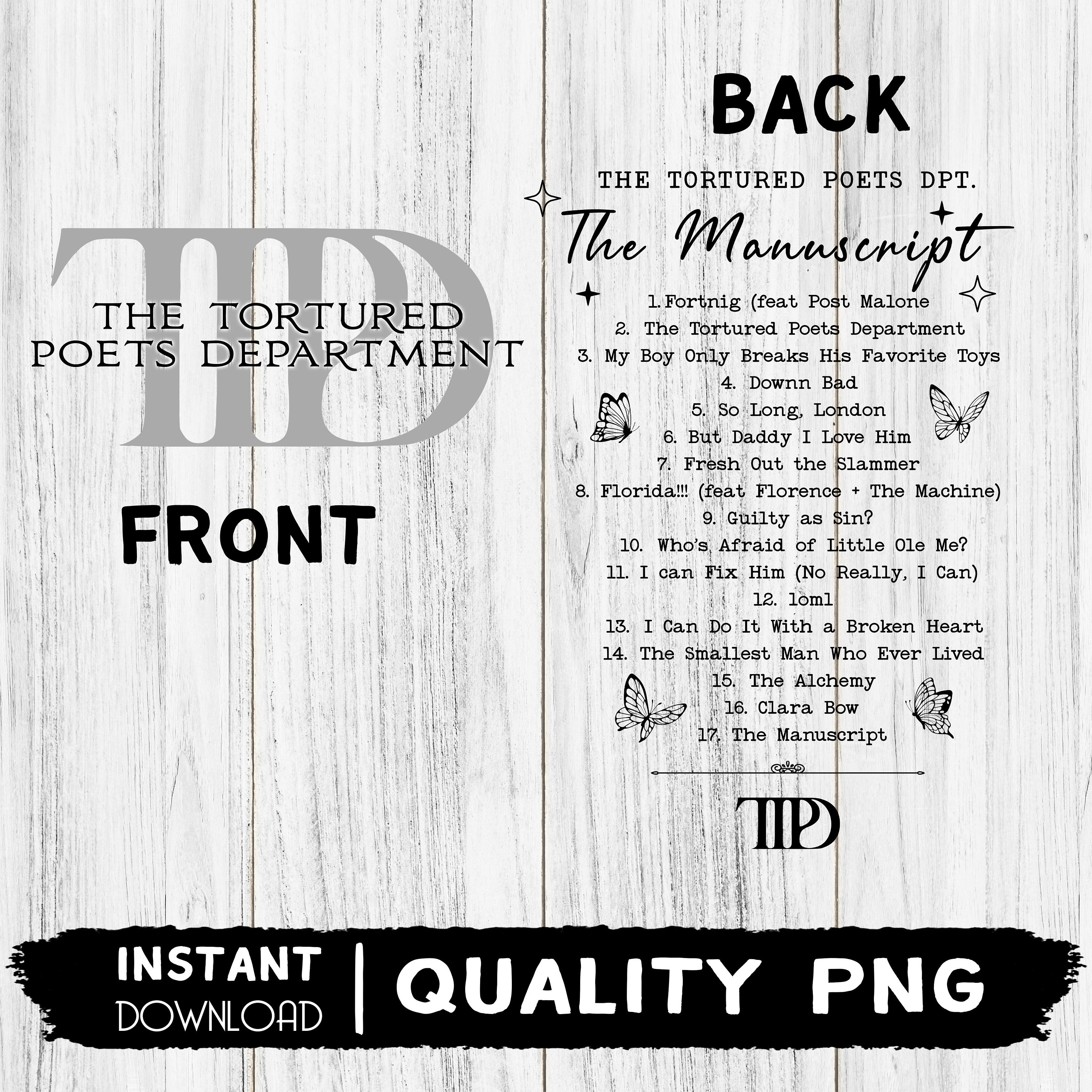 The Tortured Poets Department File Digital, the Tortured Poets ...