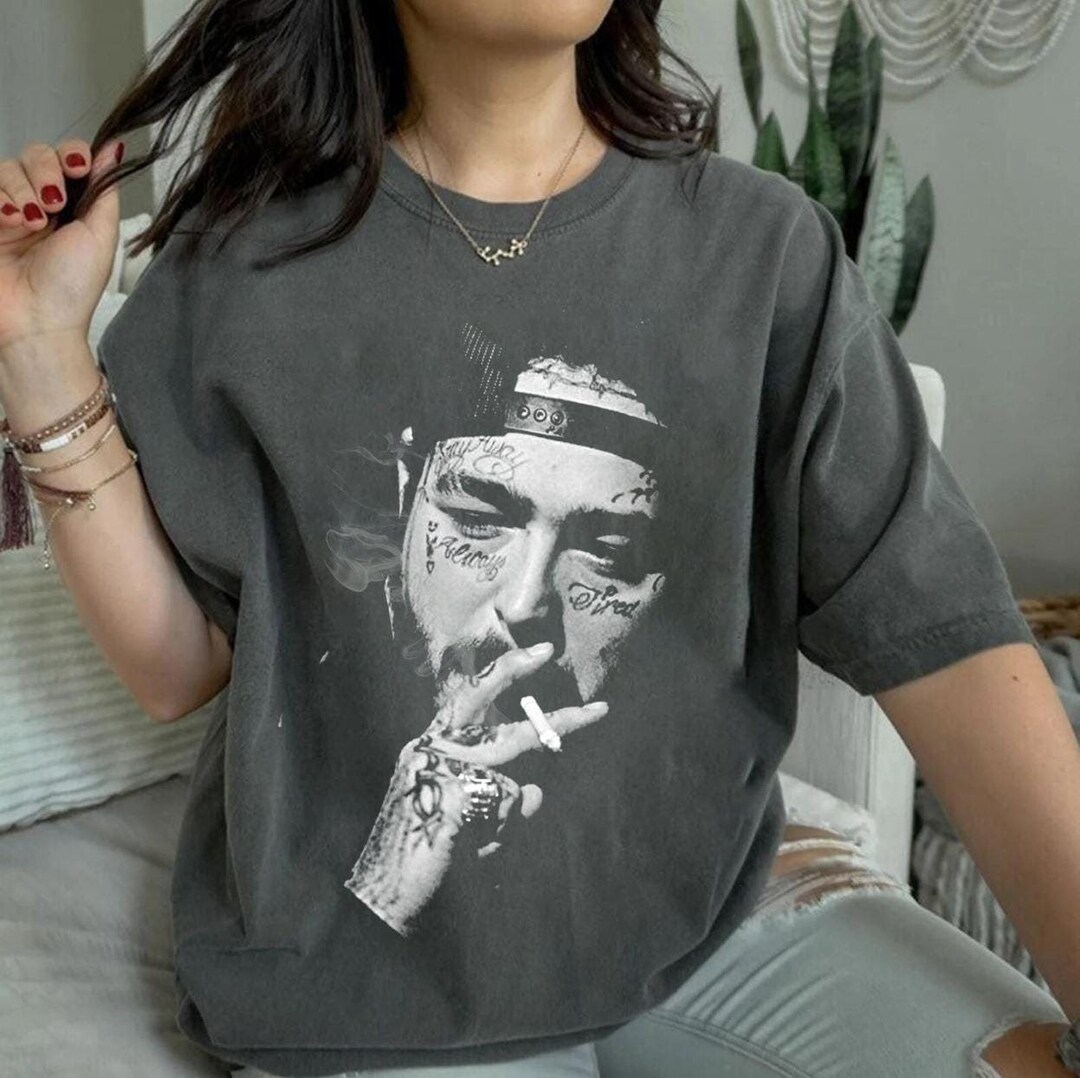 Post Malone Comfort Colors Shirt, Posty Rap Shirt, Post Malone Rap ...