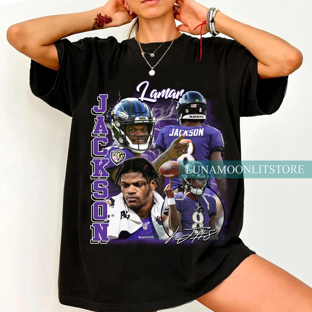 Vintage Lamar Jackson Shirt, Lamar Jackson Tshirt, Lamar Jackson ...