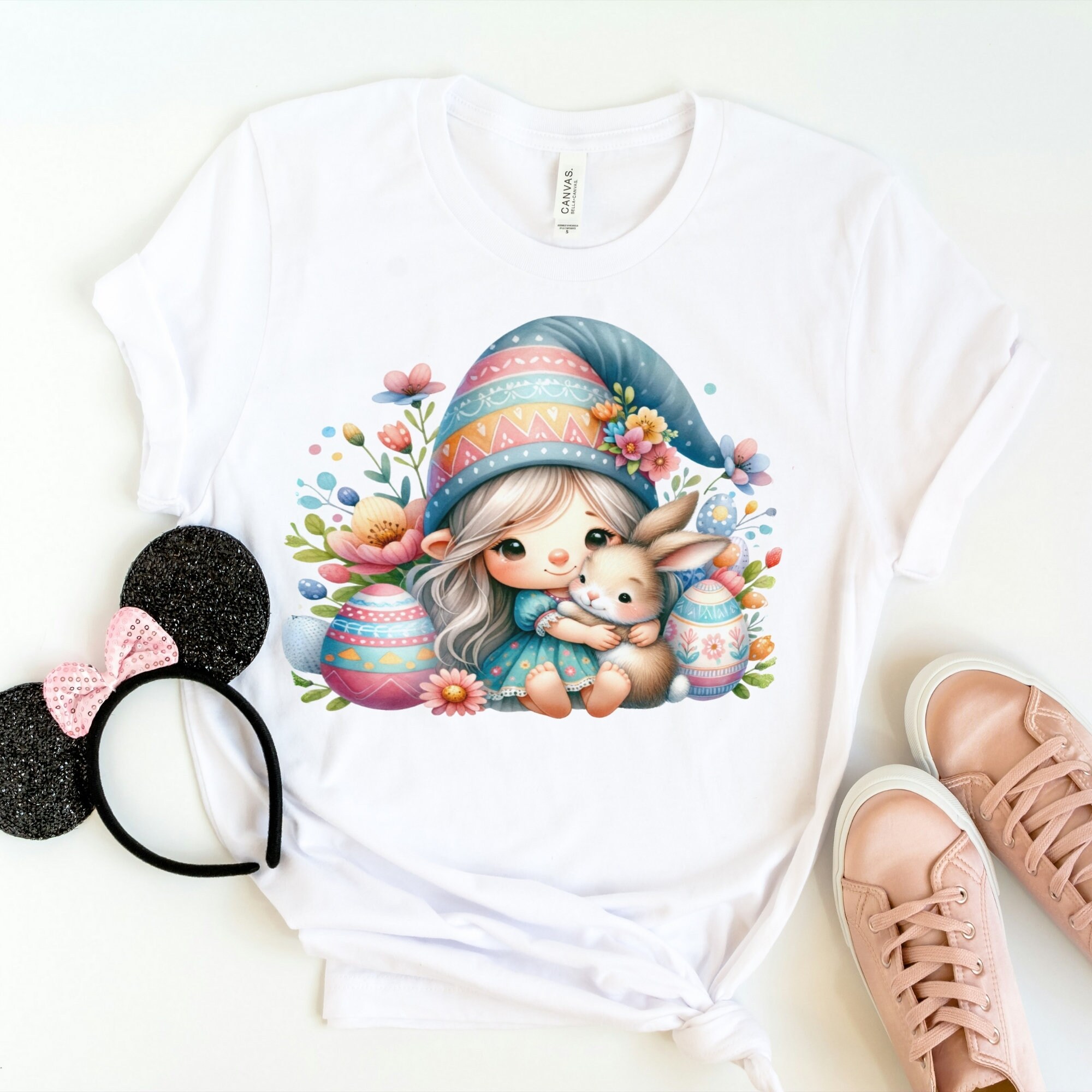 Watercolor Easter Egg Gnome Collection Clipart, 21 PNG Easter Clipart ...