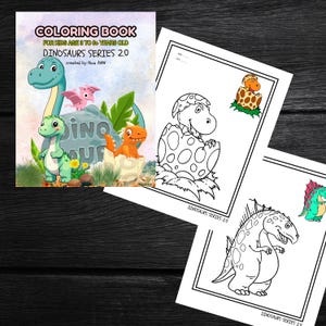 Creative Dino Fun: Digital Coloring Book With 30 Exciting Pages for ...