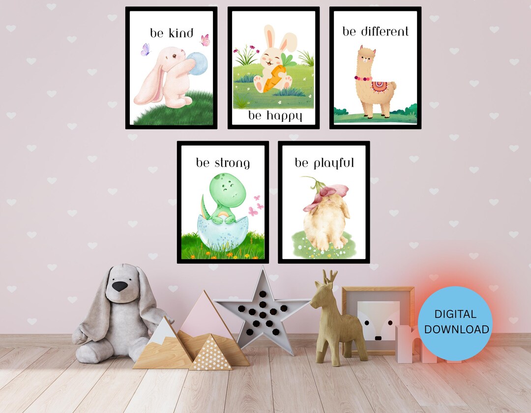 Ultimate Fun Nursery Wall Arts, Digital Downloads, 20 Printable, PDF ...