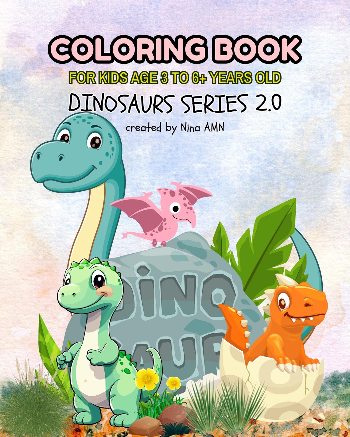 Creative Dino Fun: Digital Coloring Book With 30 Exciting Pages for ...