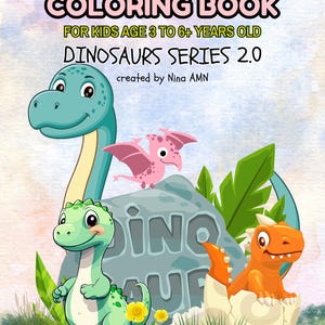 Creative Dino Fun: Digital Coloring Book With 30 Exciting Pages for ...