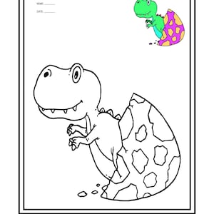 Creative Dino Fun: Digital Coloring Book With 30 Exciting Pages for ...