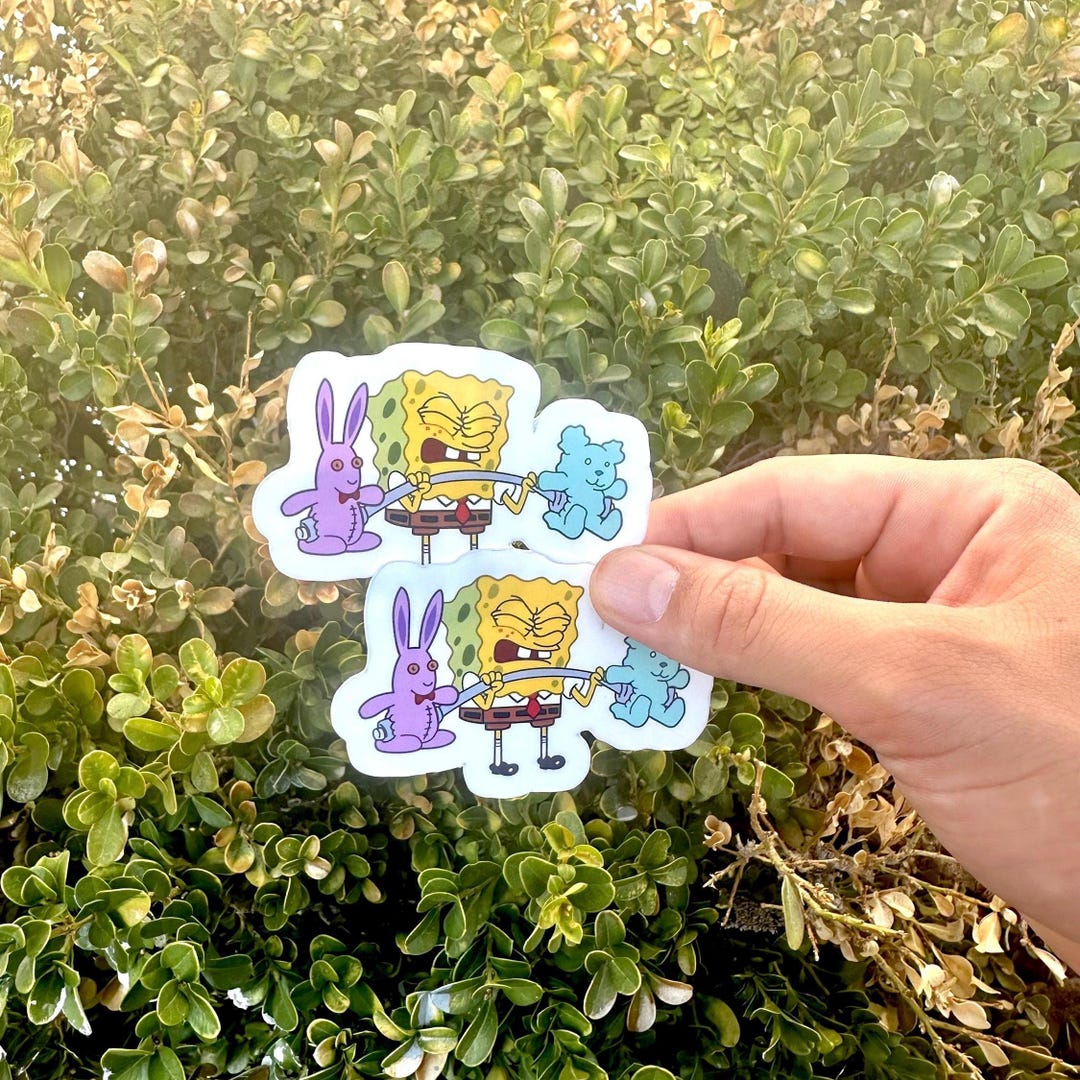 Gym Sponge Vinyl Stickerpack of 2 - Etsy