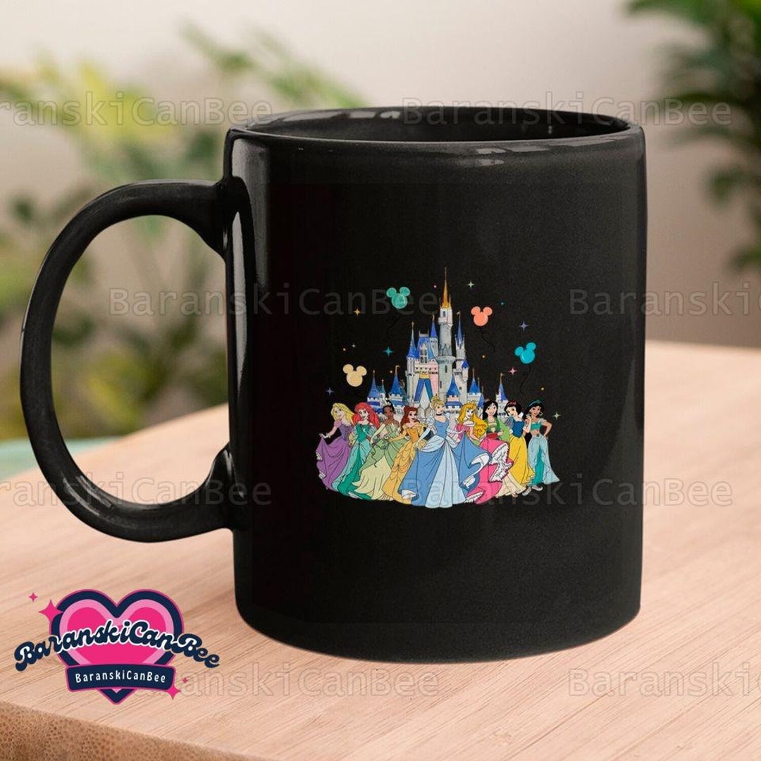Disney Princess Mug, Disneyland Ceramic Mug, Disney Princess Coffee Cup ...