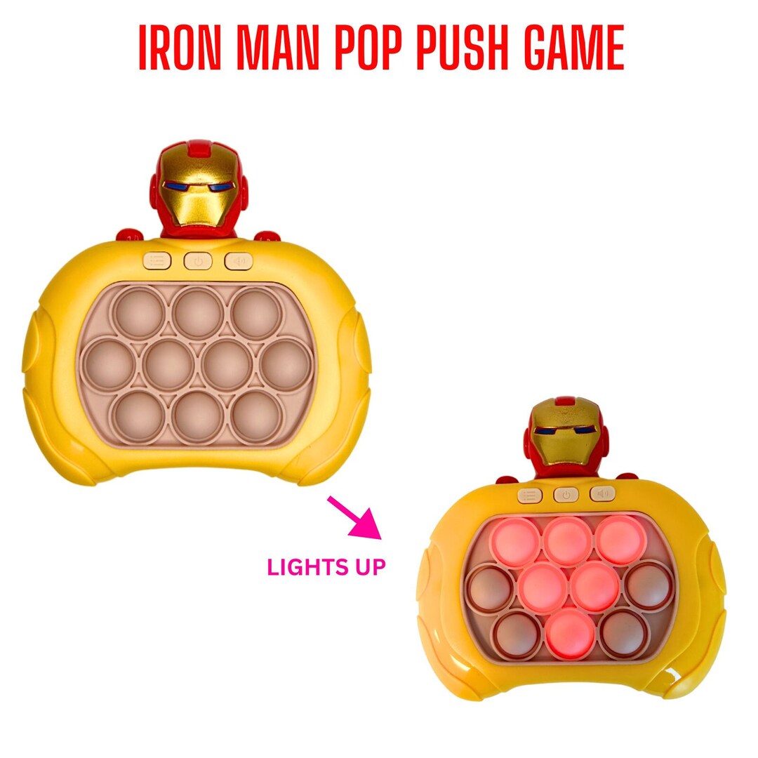 Pop It Push Game Controller Sensory Fidget Toy Electronic Whack Mole ...