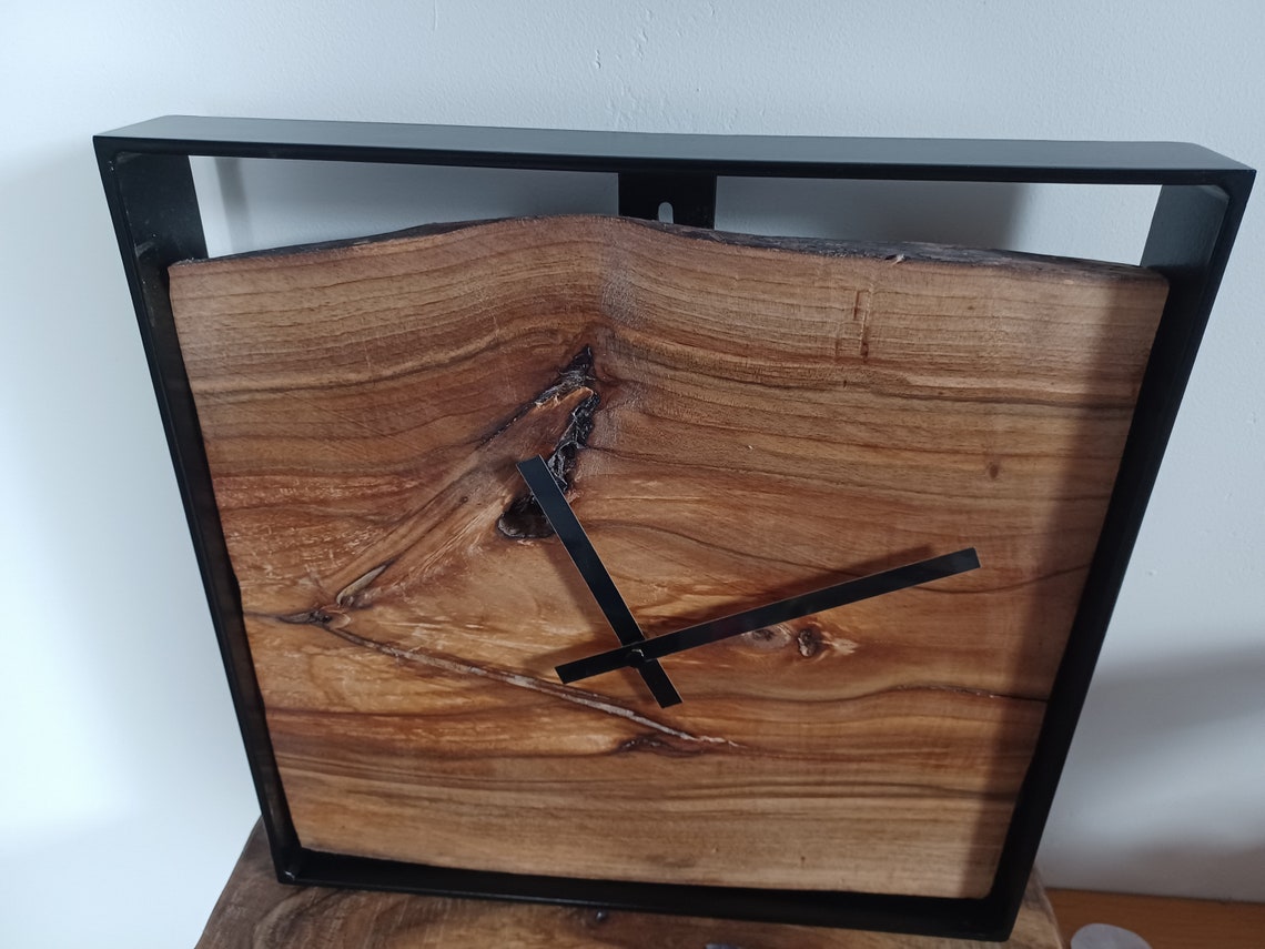 Loft Clock 30 Cm, Square - Etsy