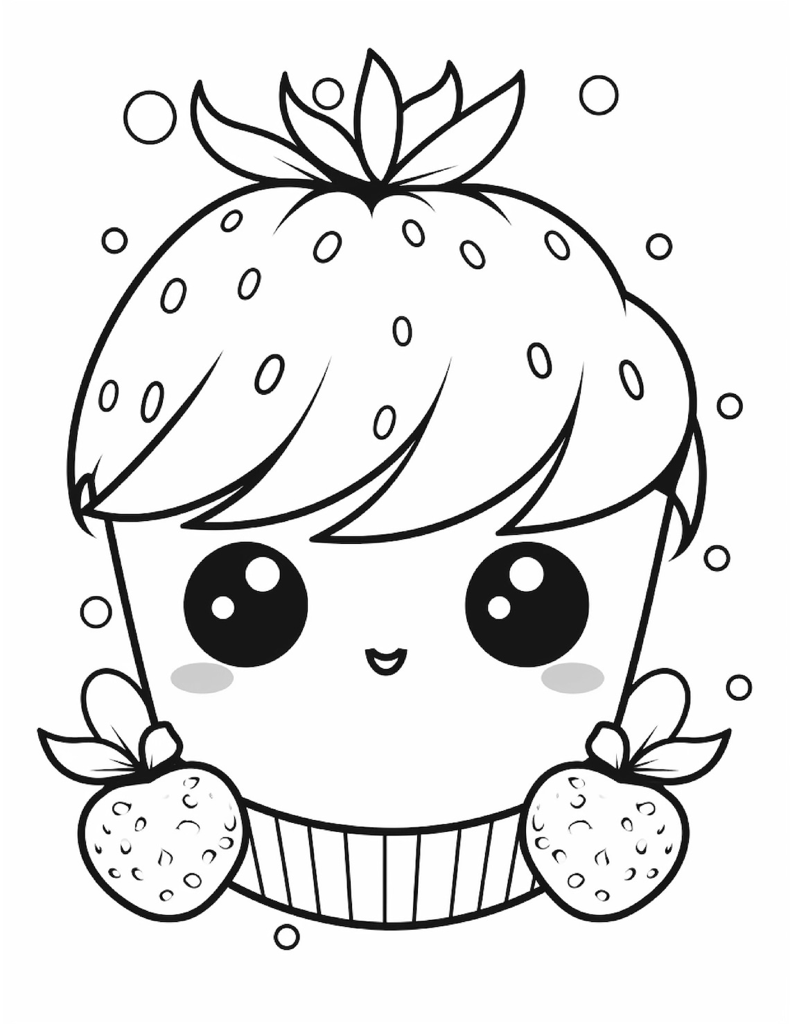 Kawaii Coloring Pages, 200 Printable Coloring Pages, Cute Coloring ...