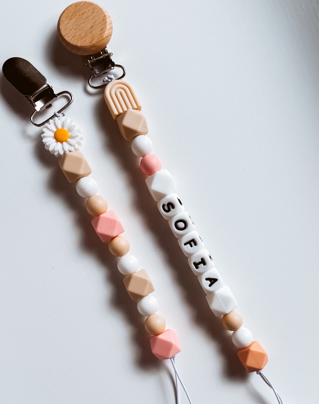 Personalised Pacifier/dummy Clip - Etsy