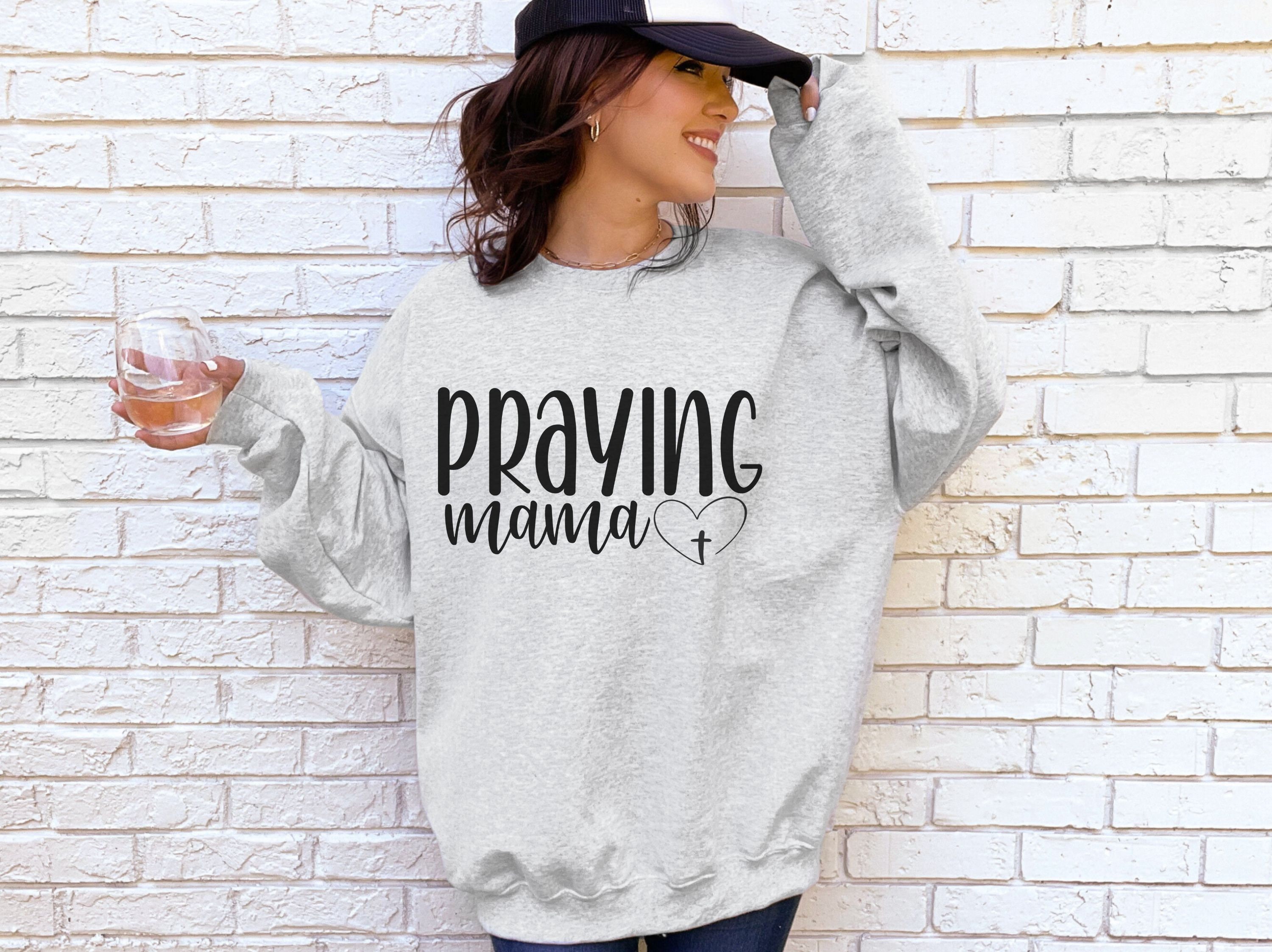 Praying Mama SVG PNG, Faith Religious Svg, Praying Mom Clipart for ...