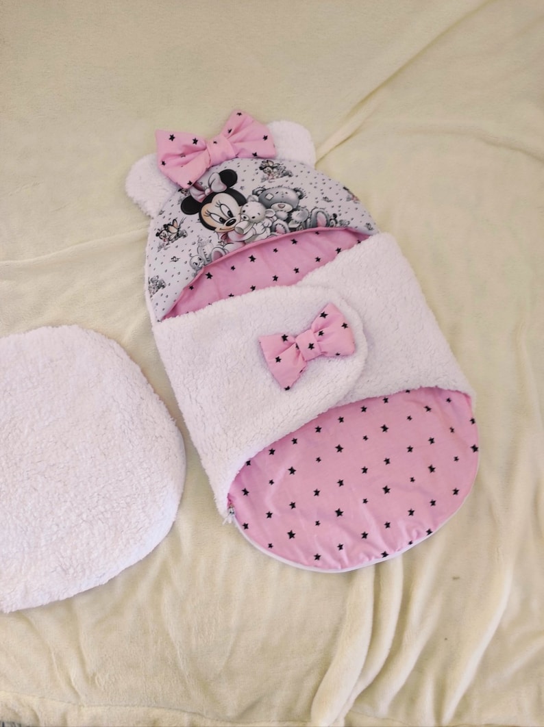 Newborn Sleeping Bag. Baby Girl Sleep Bag. Newborn Swaddle Wrap, Baby ...