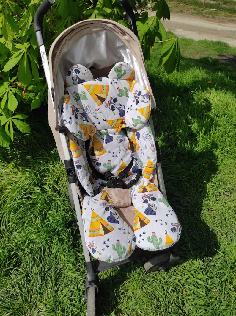 Cotton Stroller Liner: Universal Pram Pad, Baby Stroller Accessories - Etsy