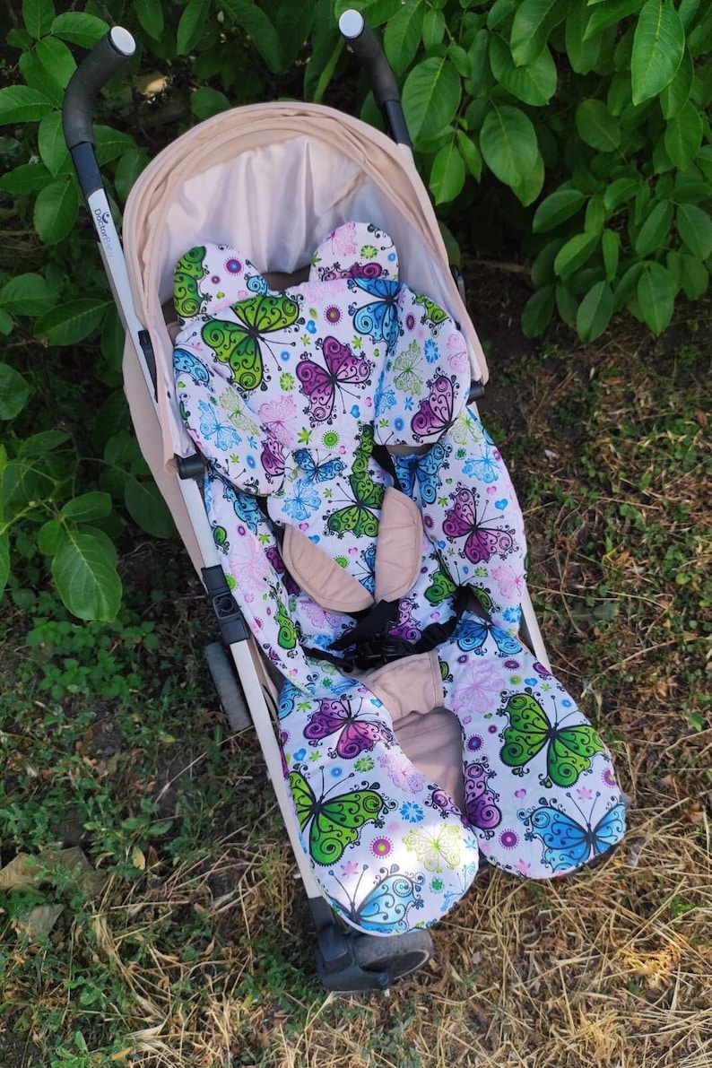 Cotton Stroller Liner: Universal Pram Pad, Baby Stroller Accessories - Etsy
