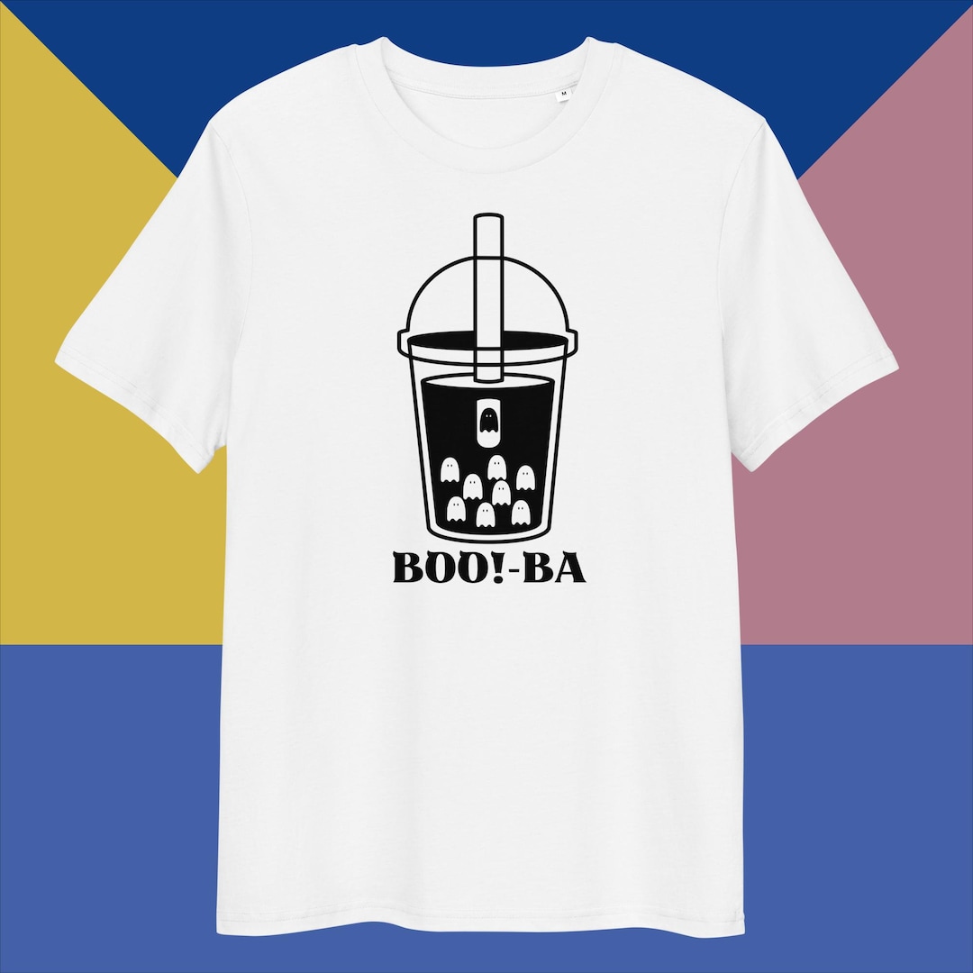 Booba Boo!-ba Milk Bubble Tea Funny Little Ghost Spooky Creepy ...