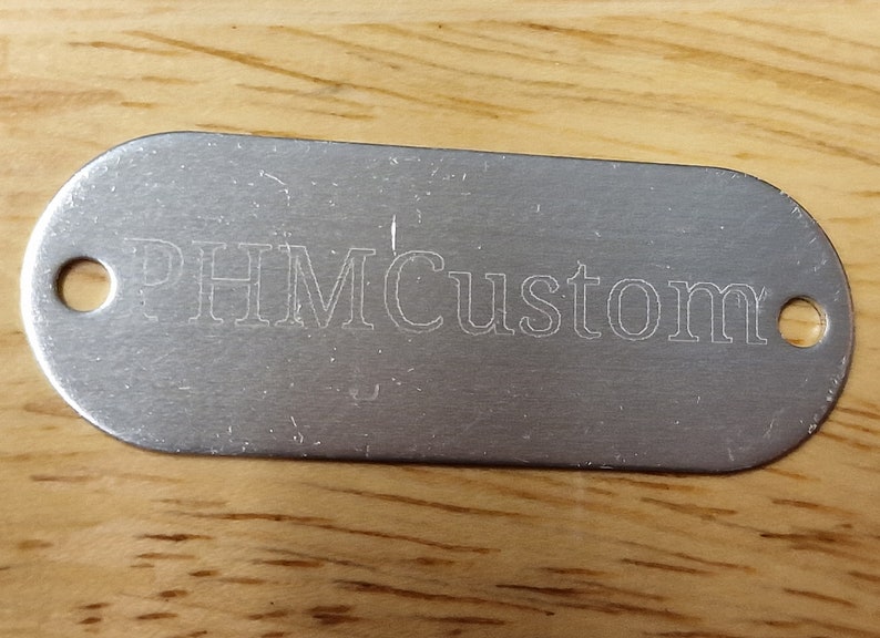 Aluminum Plate Format 5x3 Cm 2 Holes Black Treble Clef Music Guitar ...