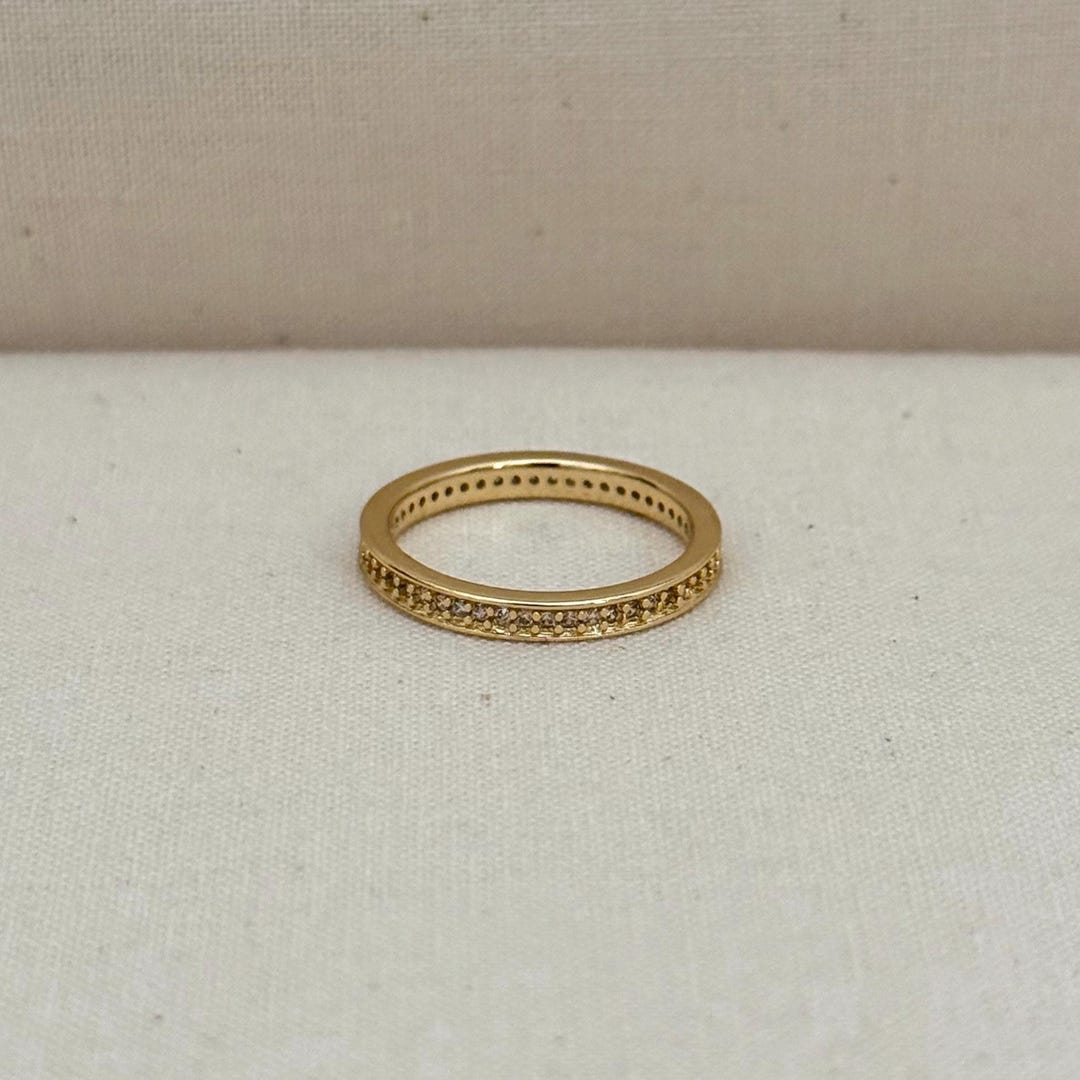 Delicate Eternity Ring, Full Eternity Band, Engagement Ring ...