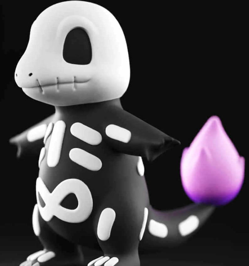 Halloween Charmander 3D Model STL File-high Quality Pokemon Sculpture ...