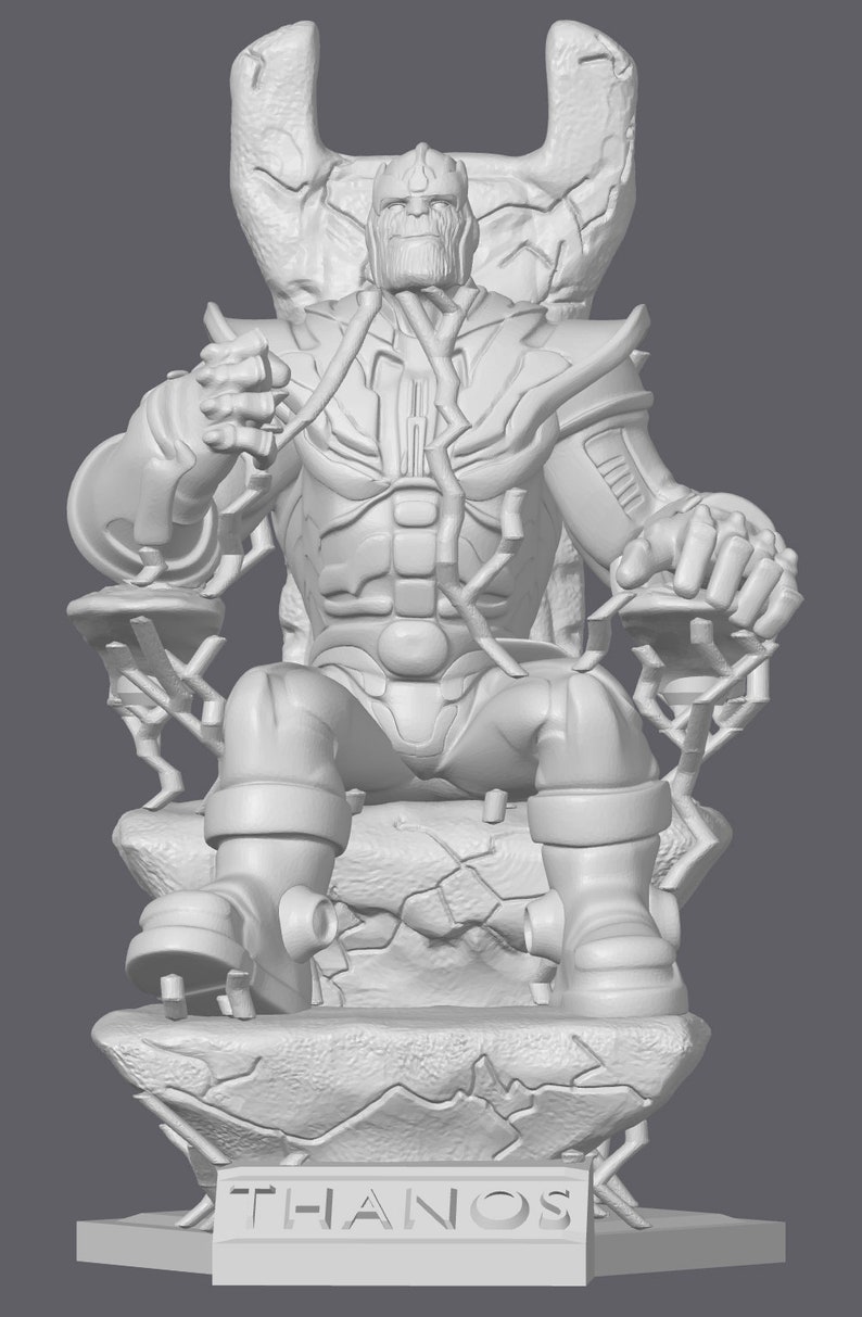 Thanos 3D Printable STL File - High Quality Digital Download for 3D ...