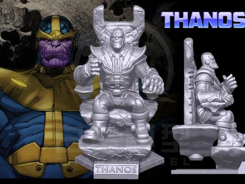 Thanos 3D Printable STL File - High Quality Digital Download for 3D ...