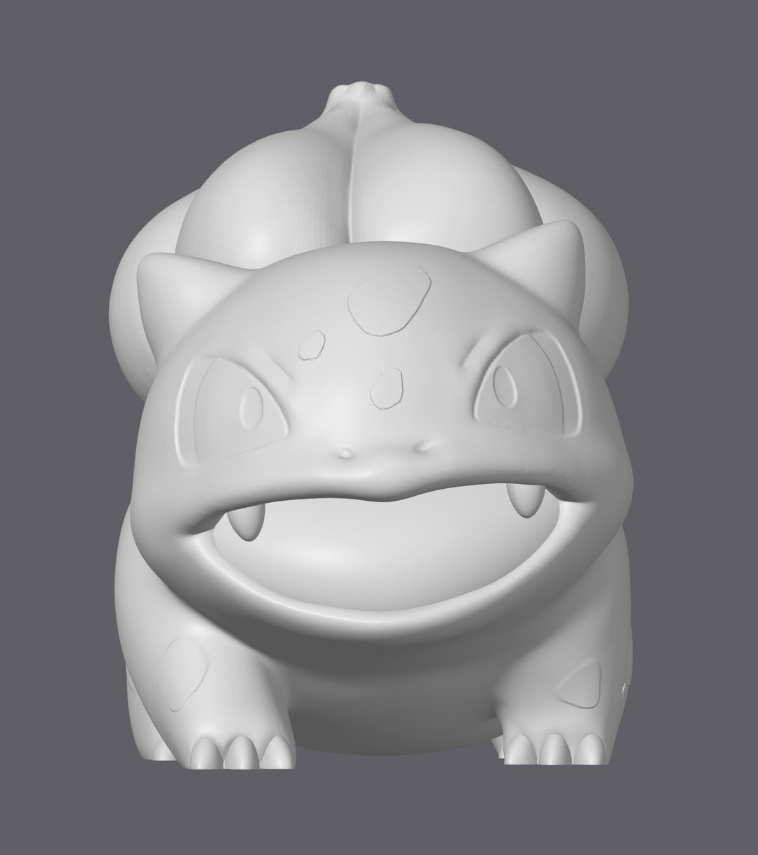 Bulbasaur 3D Model STL File High Quality Pokemon Sculpture Digital ...