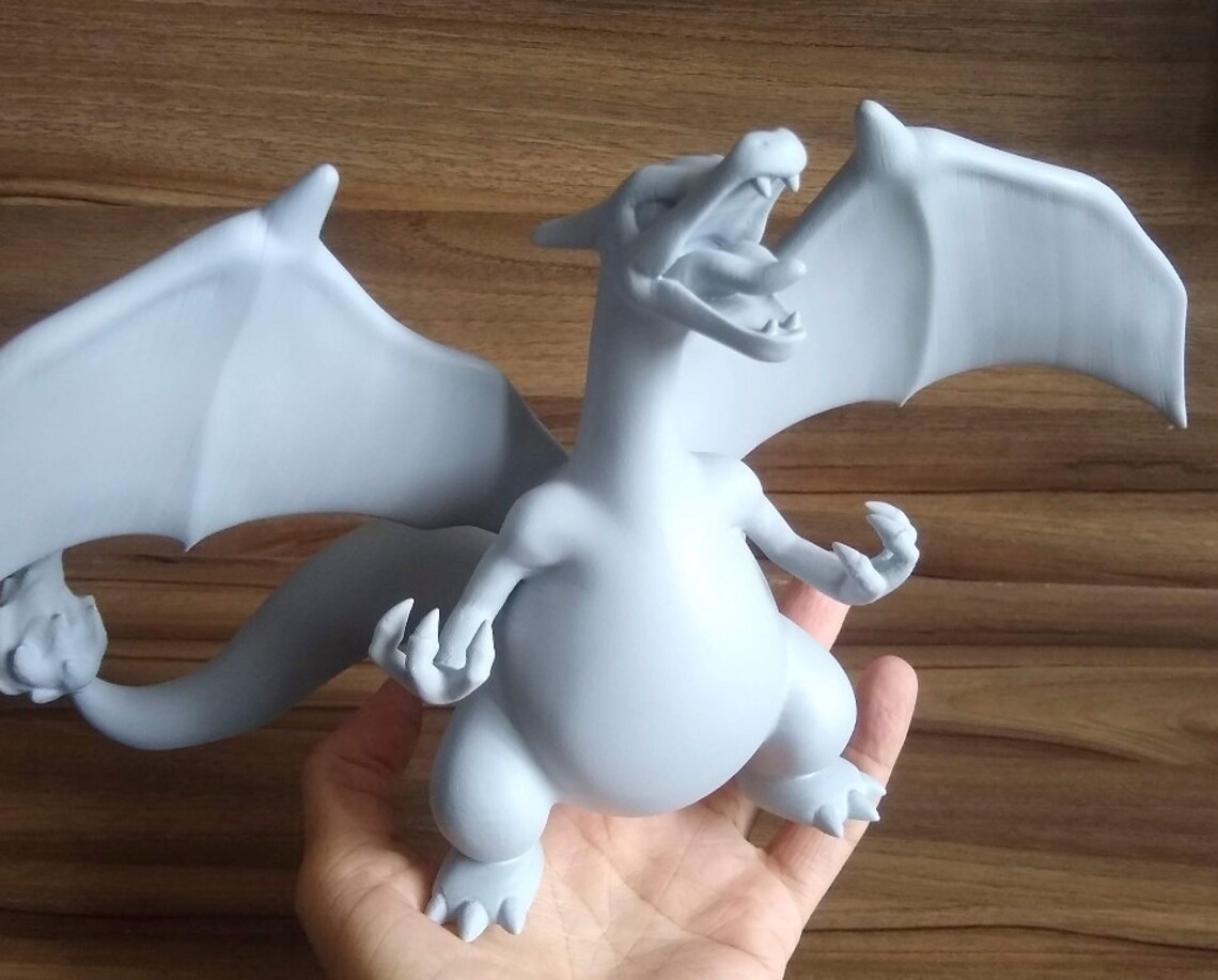 Charizard 3D Model STL File High Quality Pokemon Sculpture Digital ...