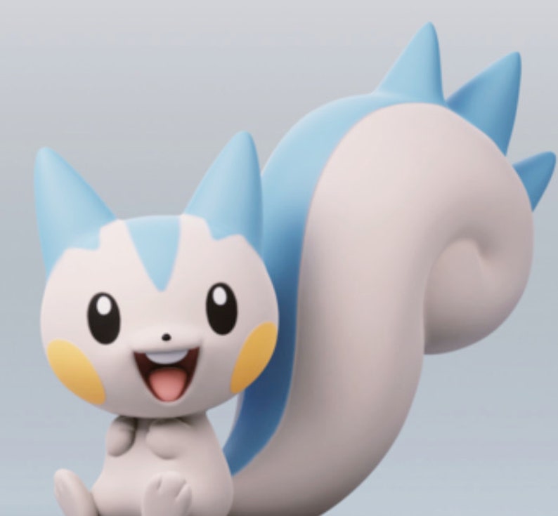 Pachirisu 3D Model STL File - High Quality Pokemon Sculpture Digital ...