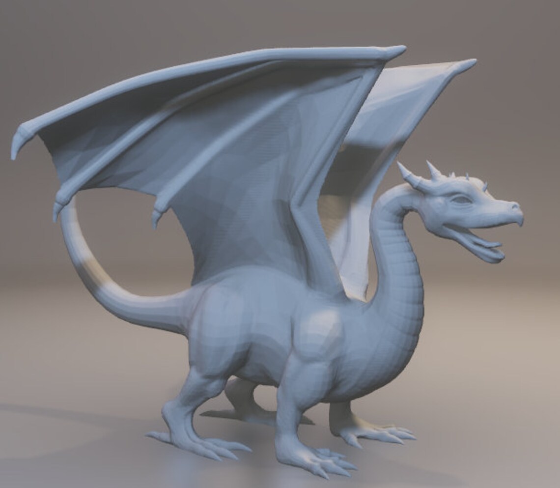 Flying Dragon 3D Printable STL File High Quality Digital Download for ...