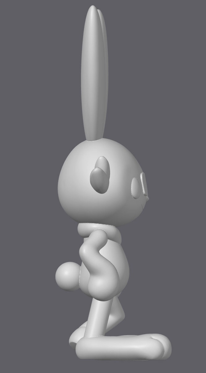 Scorbunny 3D Model STL File - High Quality Pokemon Sculpture Digital ...