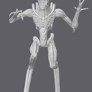 Alien STL File for 3D Printing - High Quality Digital Download ...
