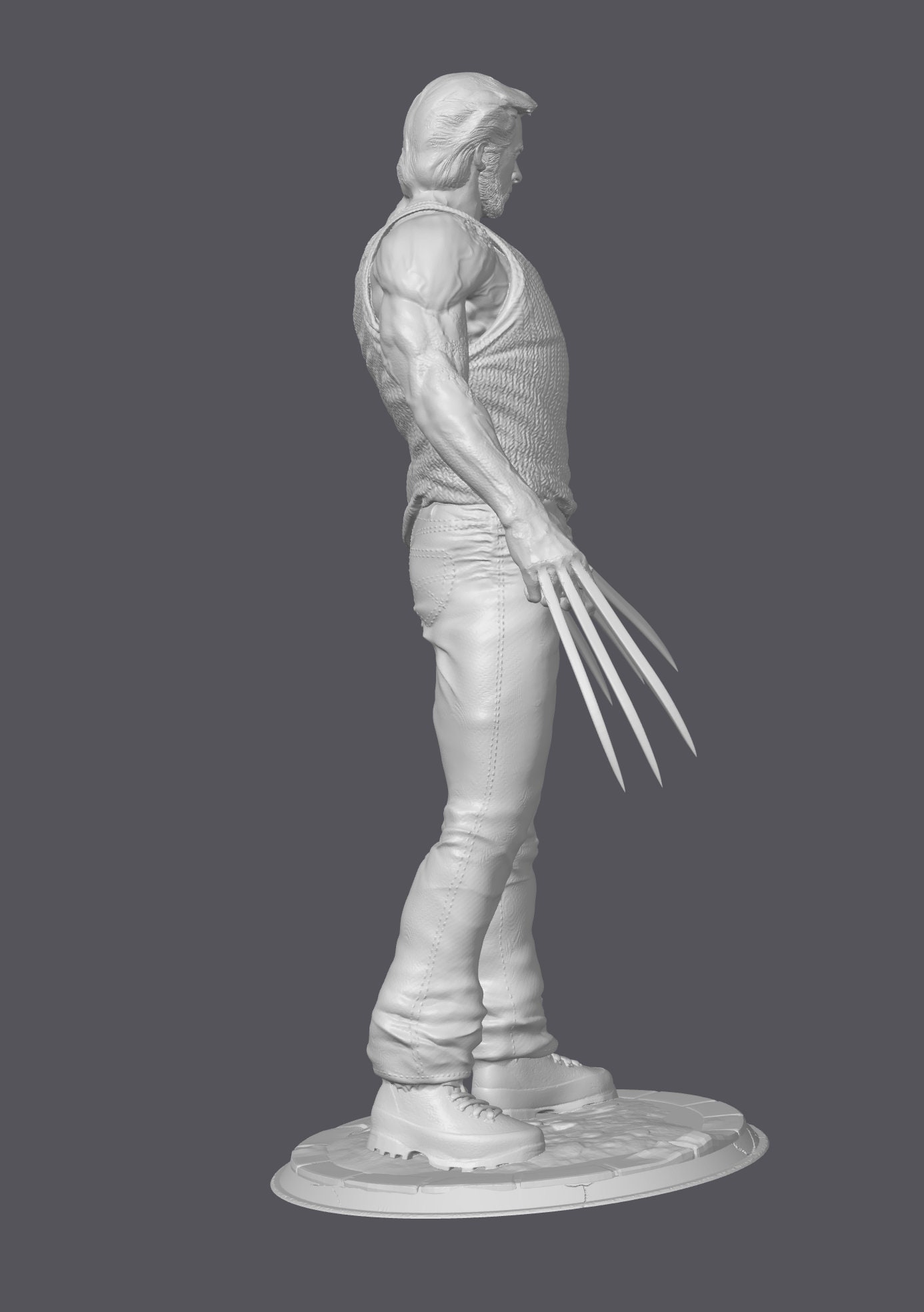 Wolverine 3D Printable STL File - High Quality Digital Download for 3D ...