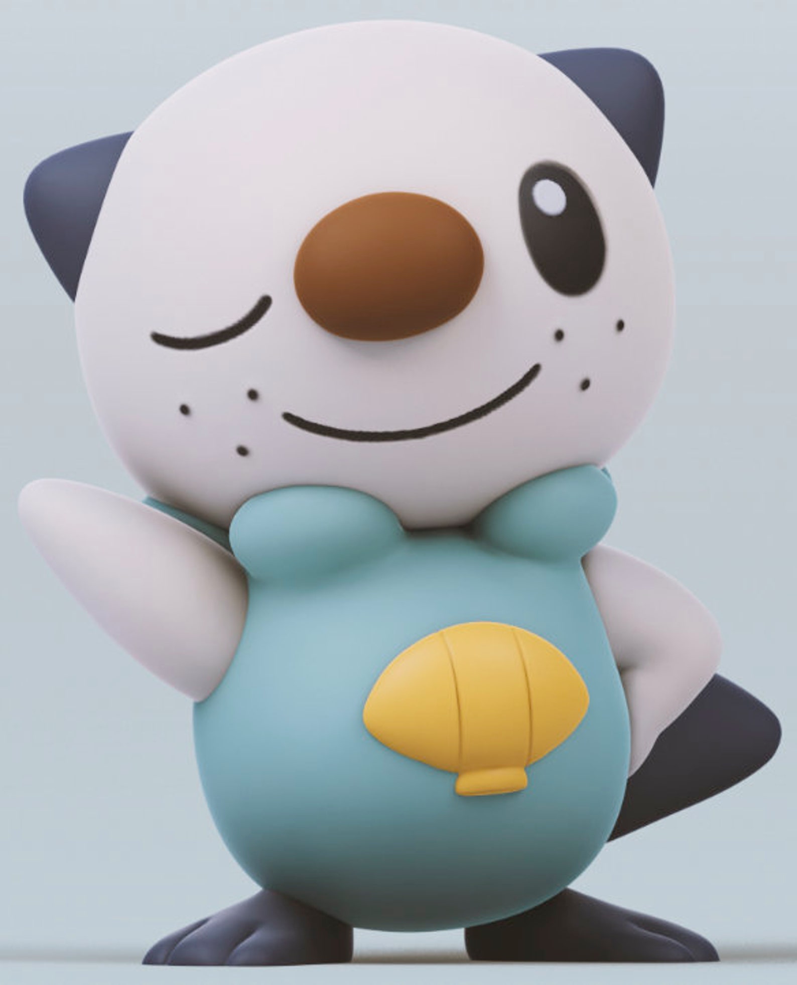 Oshawott 3D Model STL File - High Quality Pokemon Sculpture Digital ...