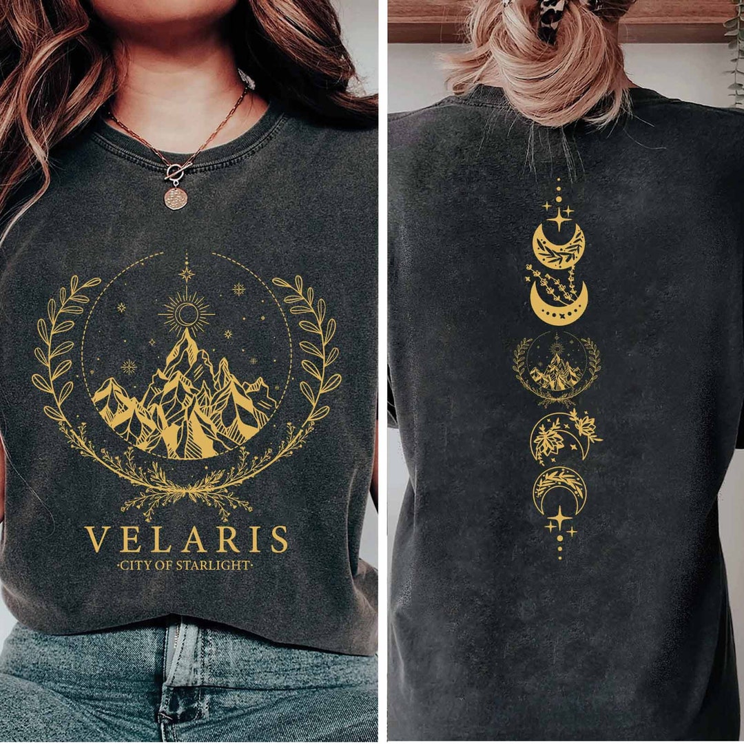 Velaris 2-sides Shirt, Velaris City of Starlight Two-sided Sweatshirt ...