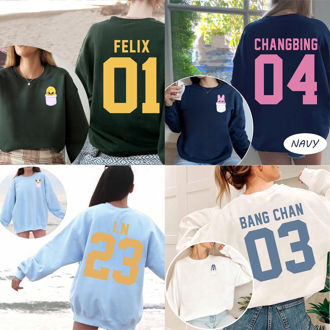 Stray Kids Social Path Super Bowl 2024 Sweatshirt, SKZOO Member Group ...