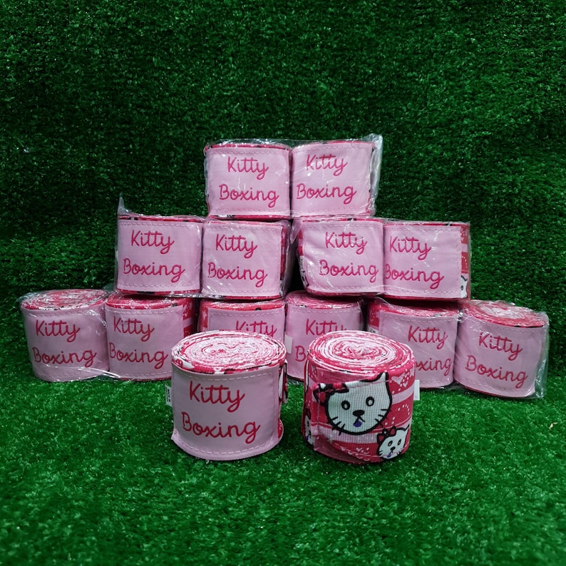 Kitty Boxing Mexican MMA Hand Wraps 120 Inches Length - Etsy