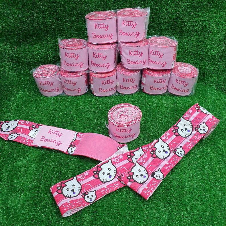 Kitty Boxing Mexican MMA Hand Wraps 120 Inches Length - Etsy