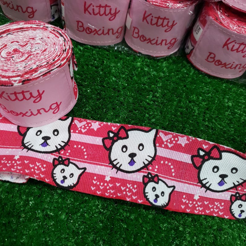 Kitty Boxing Mexican MMA Hand Wraps 120 Inches Length - Etsy
